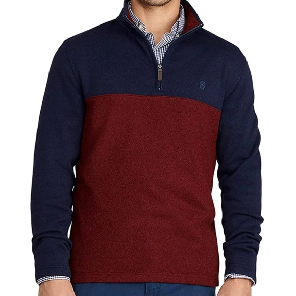 Izod | Sweaters | Izod Mens Classic Fit Quarter Zip Sweater Fleece ...